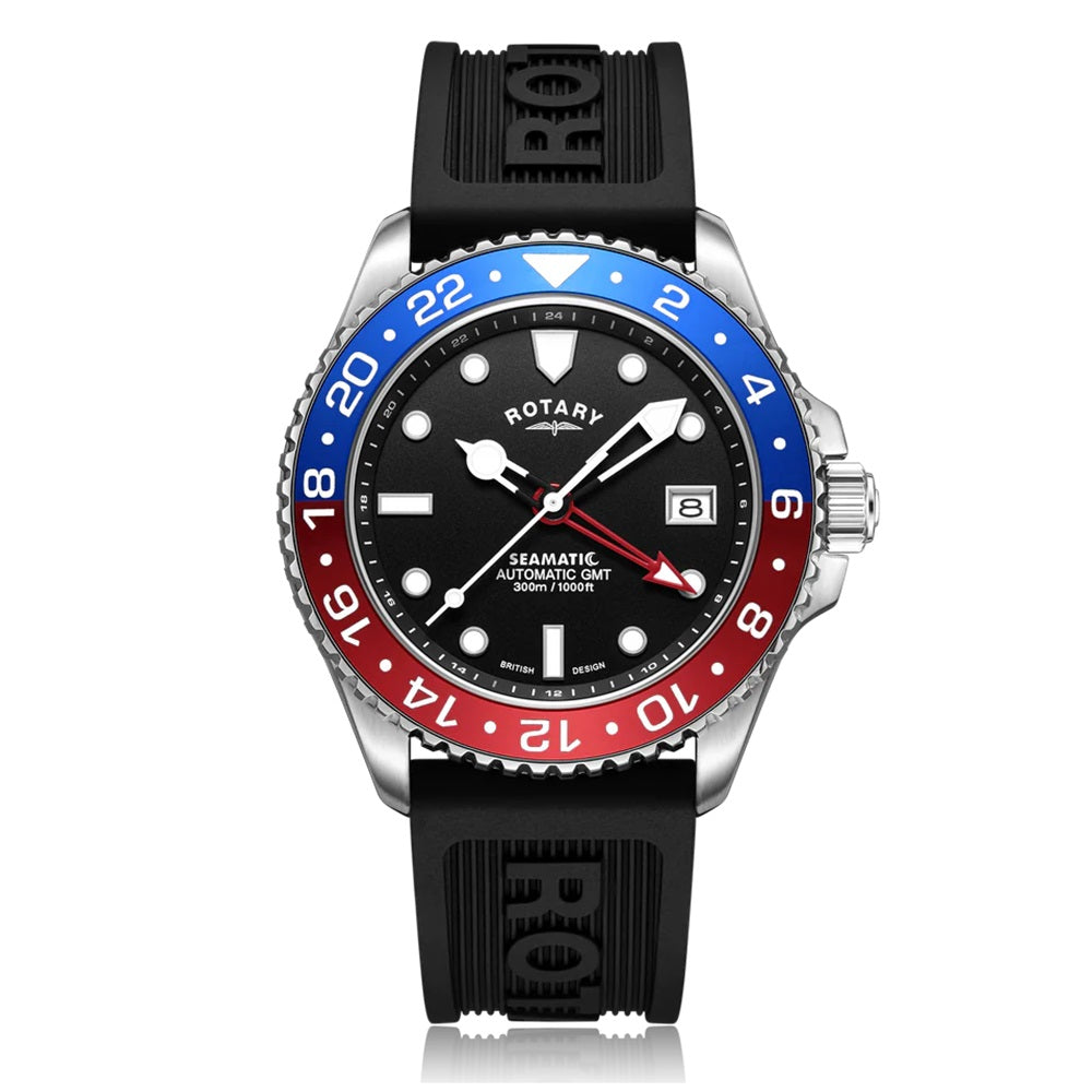 Rotary Seamatic Automatic GMT Mens Watch GS04378/95 | H&H Jewellers ...