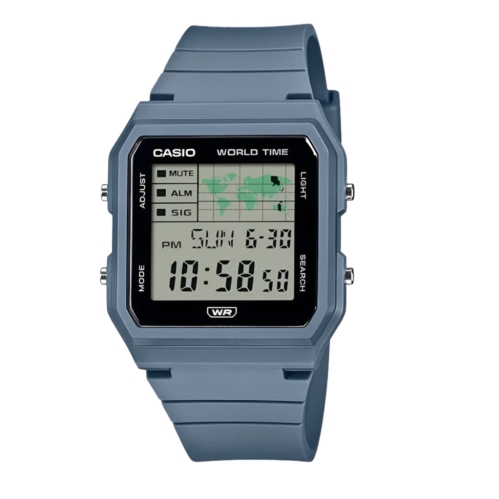 Casio World Map Multifunction Blue Digital Watch LF-30W-2AEF | H&H ...