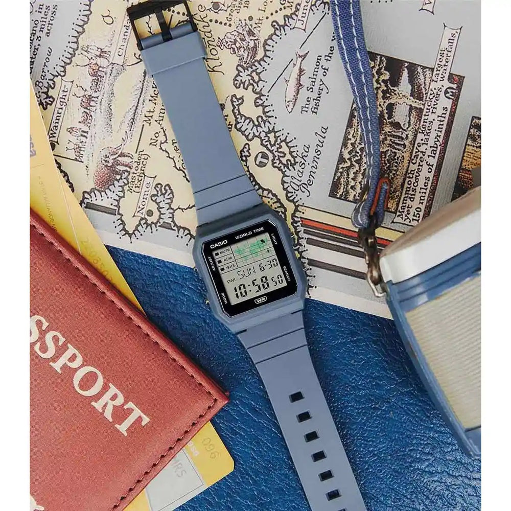 Casio World Map Multifunction Blue Digital Watch LF-30W-2AEF | H&H ...