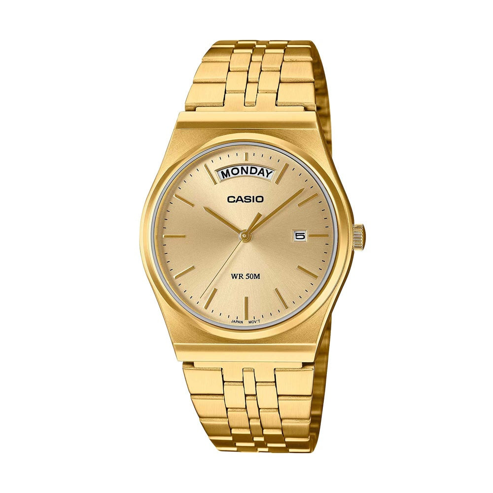 Casio Collection Retro Inspired Watch MTP-B146G-9AVEF | H&H Jewellers ...