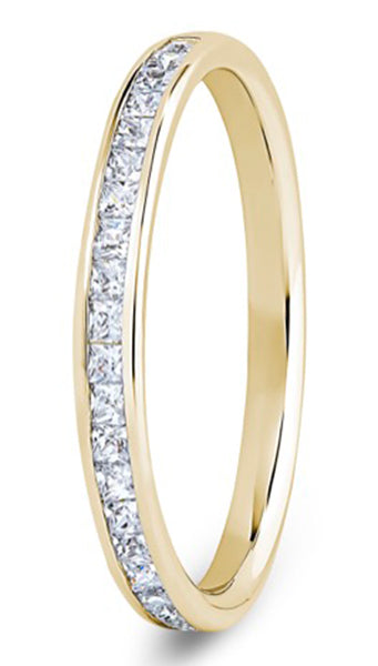 Princess Cut Channel Set– Hollins and Hollinshead