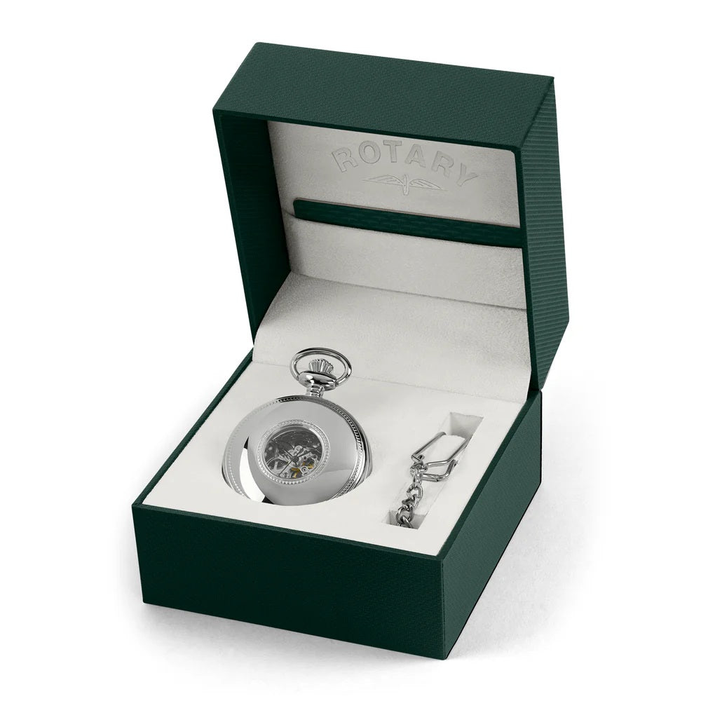 Rotary Heritage Skeleton Dial Pocket Watch RP00726/01 | H&H Jewellers ...